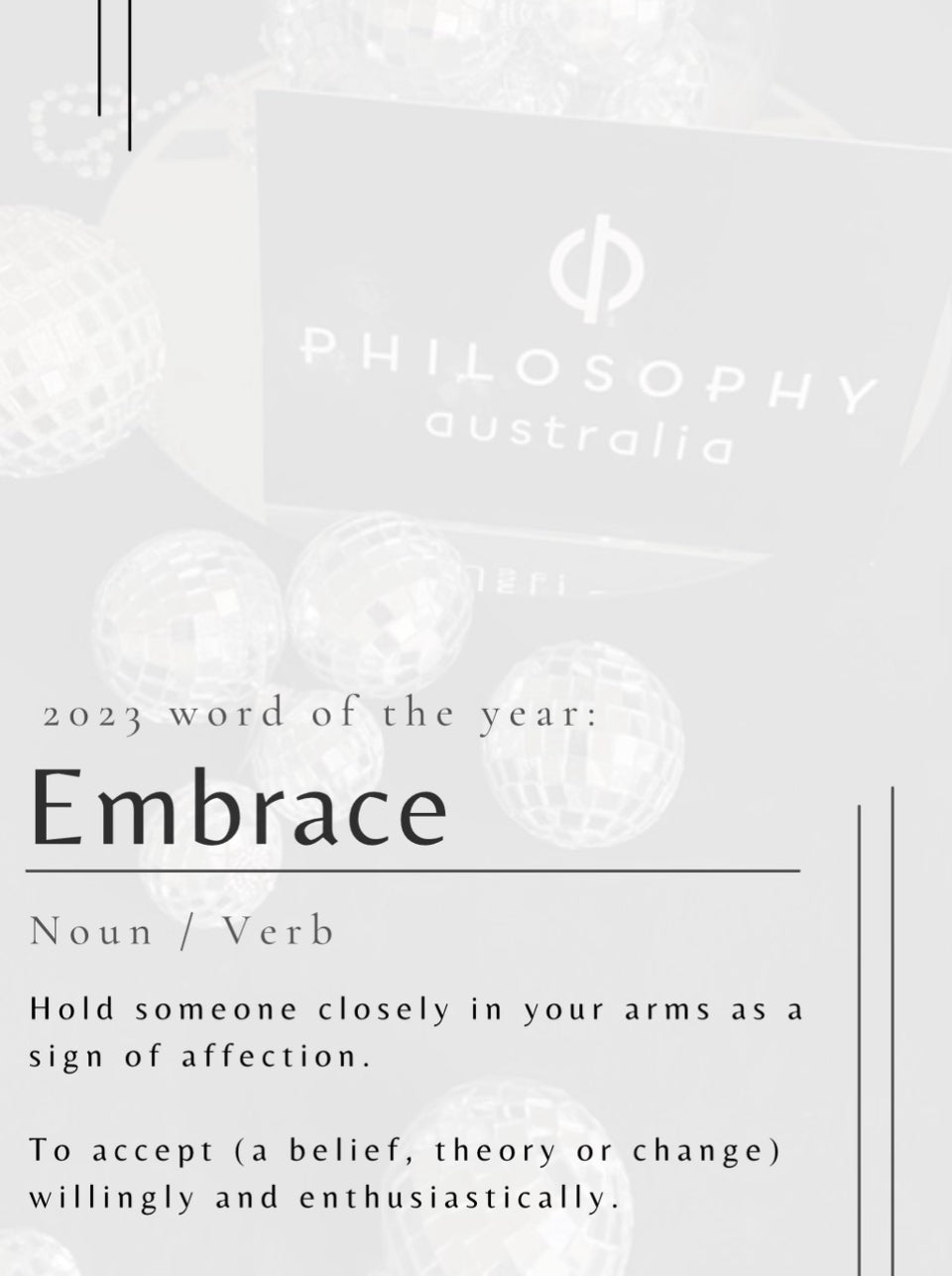 Embrace 2023 – Philosophy Australia